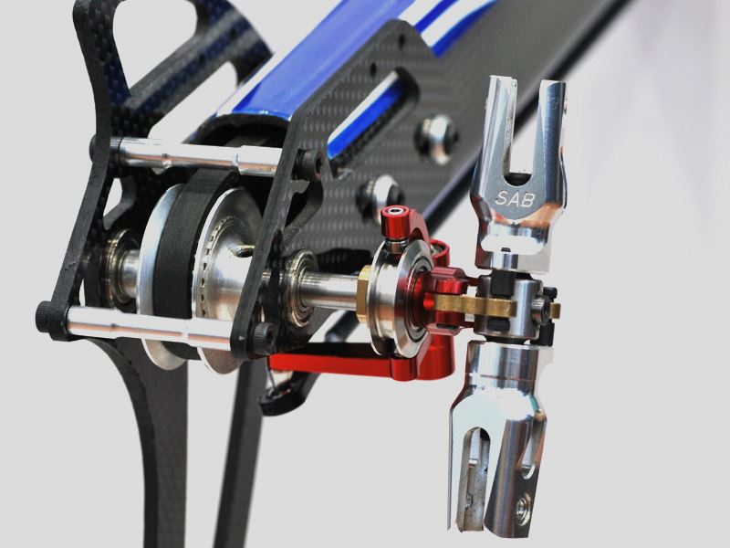 LX1081 - GOBLIN 630-700-770 - Precision Tail Bell Crank System - Red